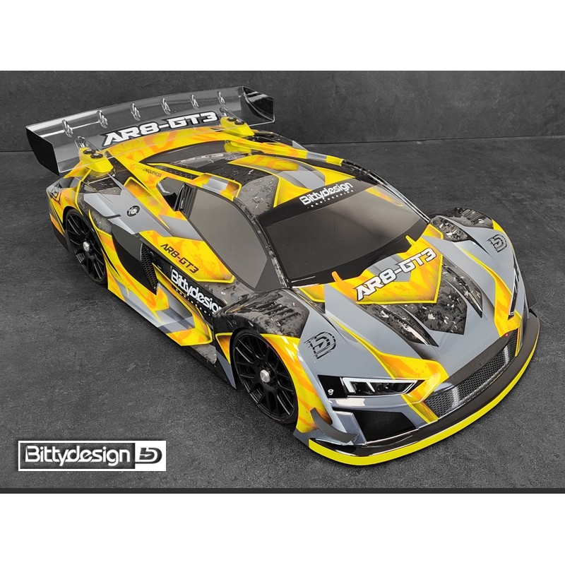 Carrosserie 1/8 GT8 AR8-GT3 Bittydesign 1mm 325mm WB