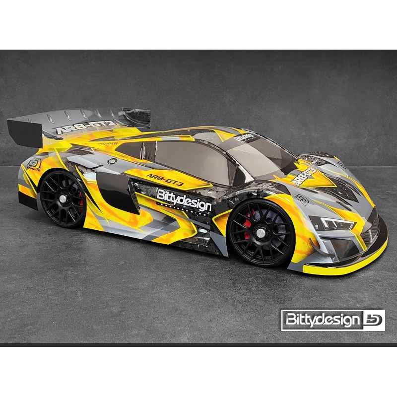 Carrosserie 1/8 GT8 AR8-GT3 Bittydesign 1mm 325mm WB